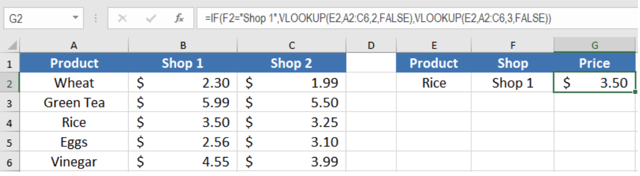 How to Use VLOOKUP and IF Functions Together| Excelchat