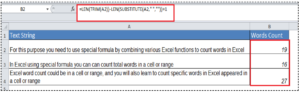 How to Count Words in Excel | Excelchat