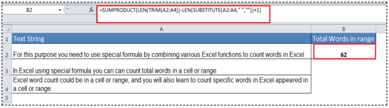 How to Count Words in Excel | Excelchat