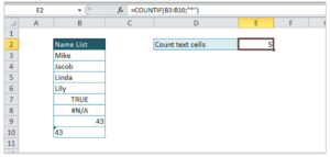 How to Count Text in Excel | Excelchat