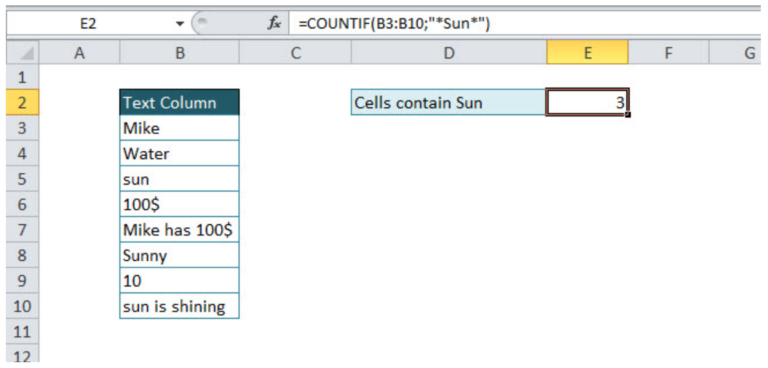How to Count Text in Excel | Excelchat