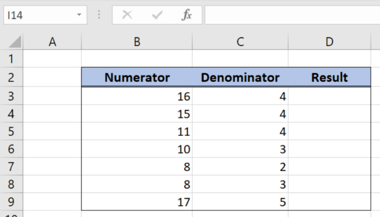 How To Use The Excel Quotient Function