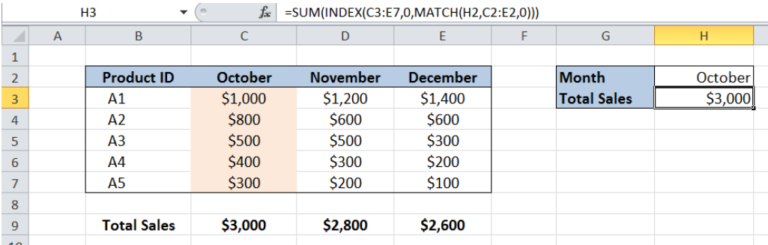 How to lookup and retrieve an entire column in Excel