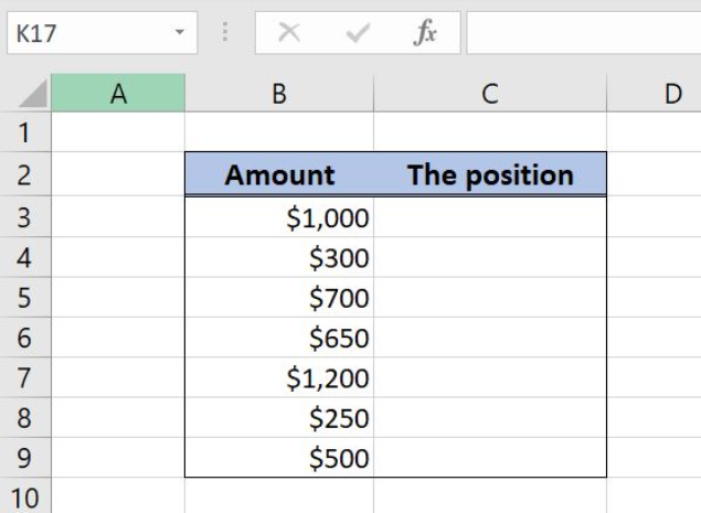 How to use the Excel PERCENTRANK function