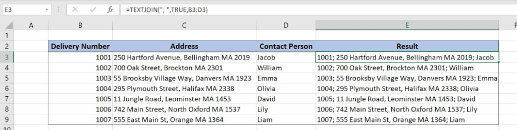 How to use the Excel TEXTJOIN function - Excelchat