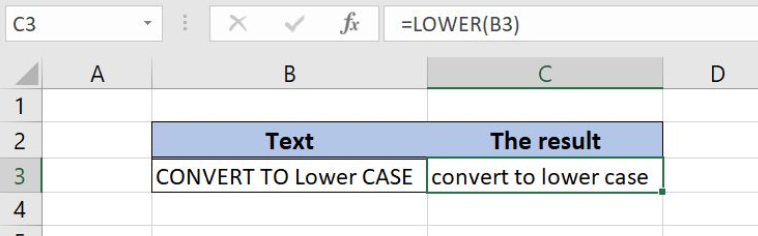 How to use the Excel LOWER function - Excelchat