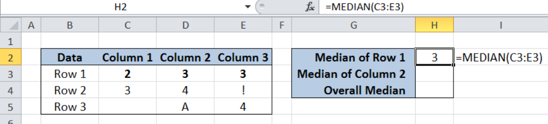 Excel Formula: How to use the Excel MEDIAN function - Excelchat