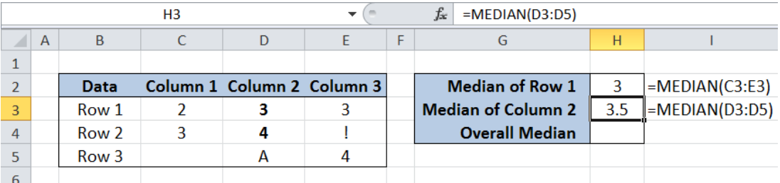 Excel Formula: How to use the Excel MEDIAN function - Excelchat