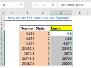 Excel Formula: How to use the Excel ROUND function - Excelchat
