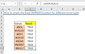 How to use the Excel ISERROR function - Excelchat