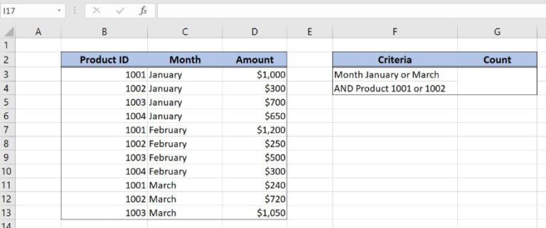 Excel formula: COUNTIFS with multiple criteria and OR logic