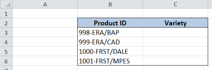 Excel formula: Remove text by variable position