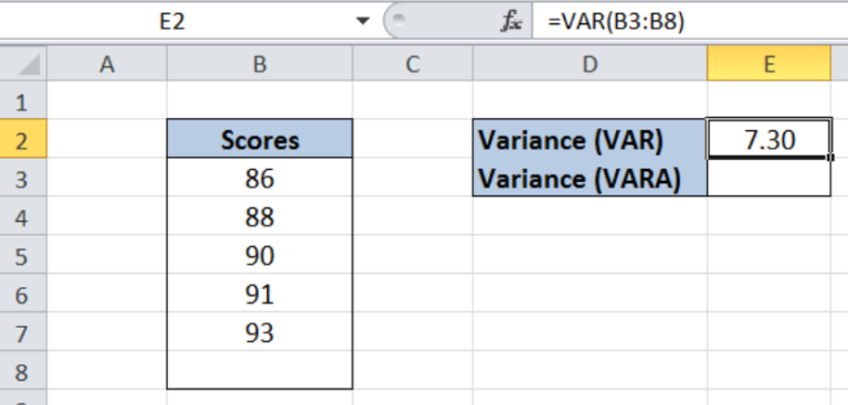 How to use the Excel VARA function - Excelchat