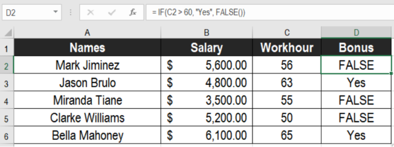 How to use the Excel FALSE function - Excelchat
