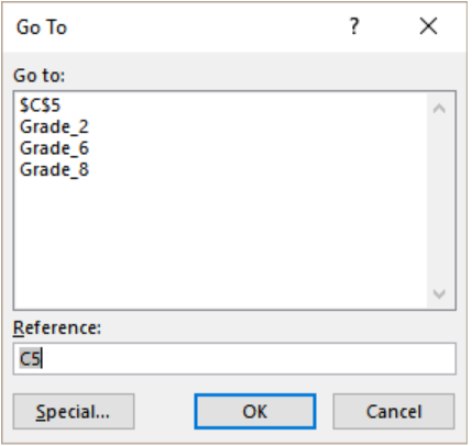 Excel Shortcut: Display 'Go To' dialog box - Excelchat