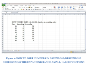 Excel formula: Sort numbers ascending or descending - Excelchat