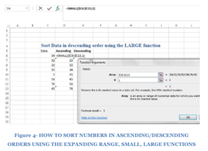 Excel formula: Sort numbers ascending or descending - Excelchat