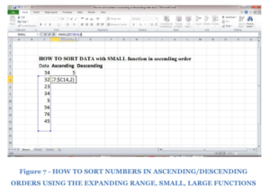 Excel formula: Sort numbers ascending or descending - Excelchat