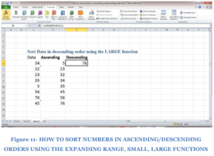 Excel formula: Sort numbers ascending or descending - Excelchat