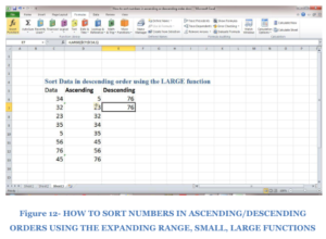 Excel formula: Sort numbers ascending or descending - Excelchat