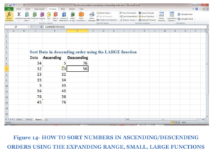 Excel formula: Sort numbers ascending or descending - Excelchat
