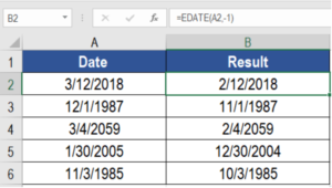 Excel formula: Get same date next month