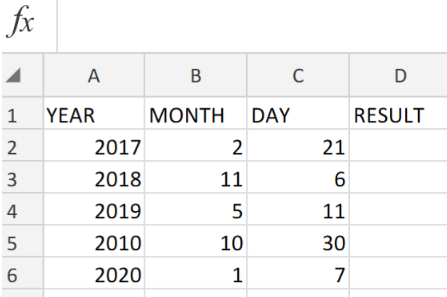 Excel formula: How to use the Excel DATE function - Excelchat
