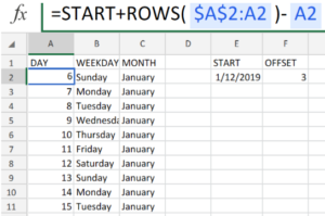 How to create a dynamic date list in Excel - Excelchat