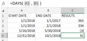 How to use the Excel DAYS function - Excelchat