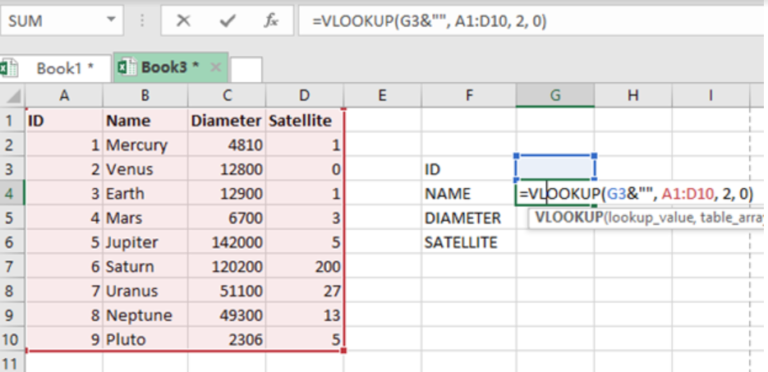 Excel Formula Vlookup With Numbers And Text Excelchat