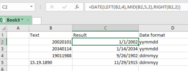 Excel formula: Convert text to date - Excelchat