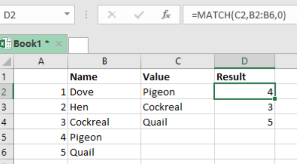 Excel Formula How To Use The Excel Match Function Excelchat