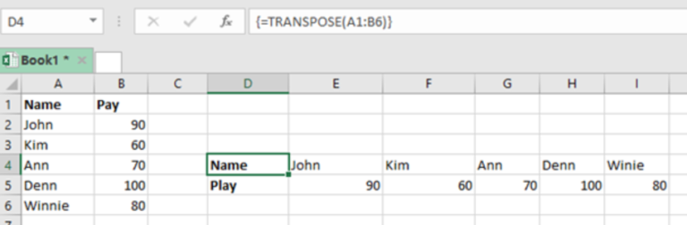 Excel Formula How To Use The Excel Transpose Function Excelchat