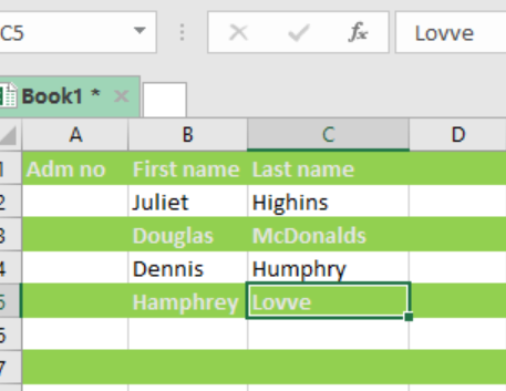 Excel formula: Highlight every other row - Excelchat