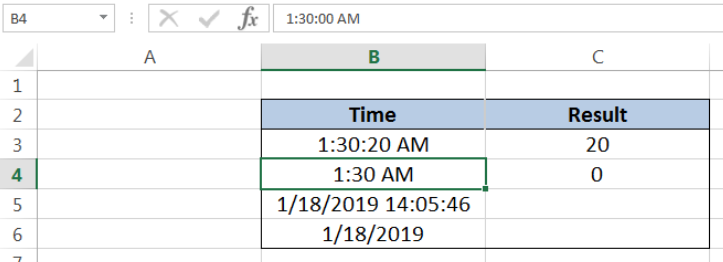 How to use the Excel SECOND function - Excelchat