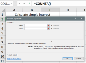 Excel formula: Calculate simple interest
