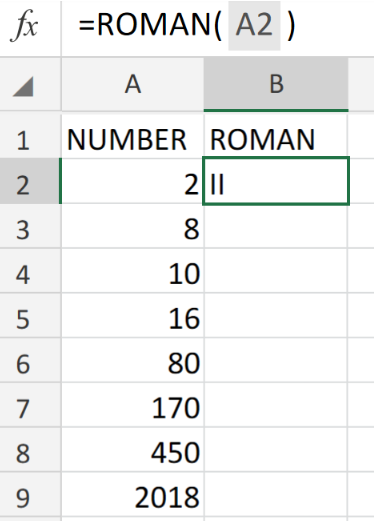Excel Formula: How to use the Excel ROMAN function - Excelchat