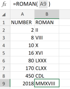 Excel Formula: How to use the Excel ROMAN function - Excelchat