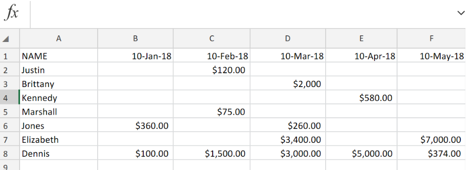 Excel Formula Get Date Associated With Last Entry Excelchat