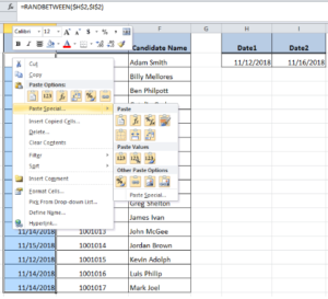 How to Generate Random Date Between Two Dates - Excelchat