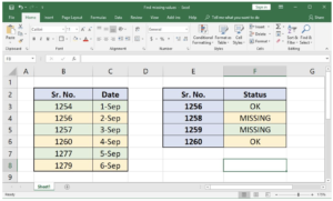 Excel Formula: How to find missing values in Excel - Excelchat