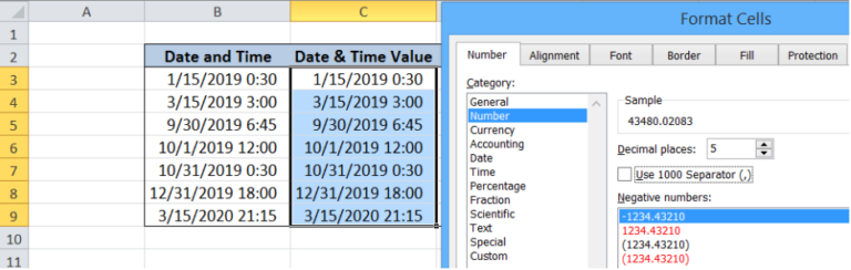 Excel formula: Extract date from a date and time