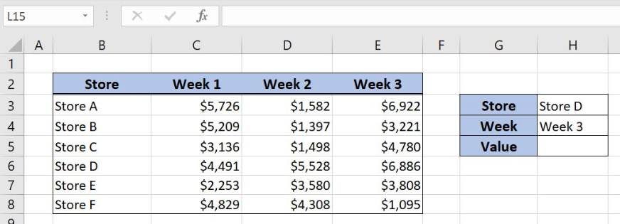Excel formula: Two-way lookup with VLOOKUP