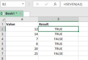 How to use the Excel ISEVEN function - Excelchat