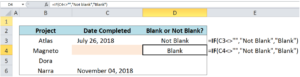 Excel formula: If cell is not blank - Excelcht