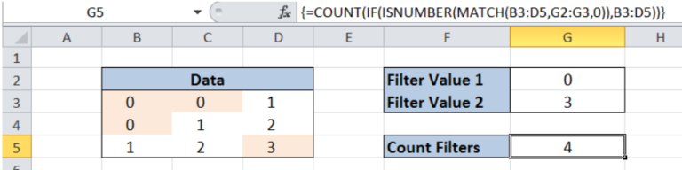 Excel formula: Filter values in array formula - Excelchat