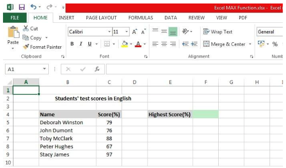 Excel Formula: How to use the Excel MAX function - Excelchat