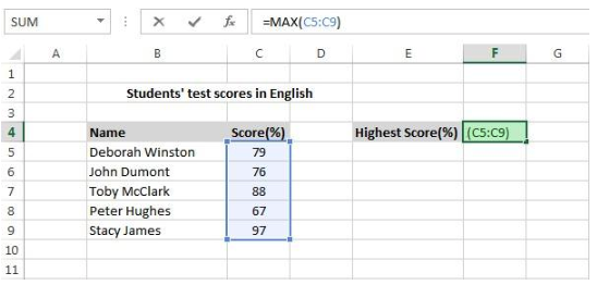 Excel Formula: How to use the Excel MAX function - Excelchat