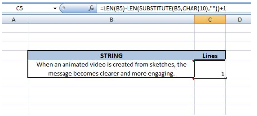 Excel Formula Count Line Breaks In Cell Excelchat