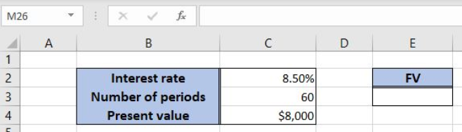 How To Use The Excel Fv Function